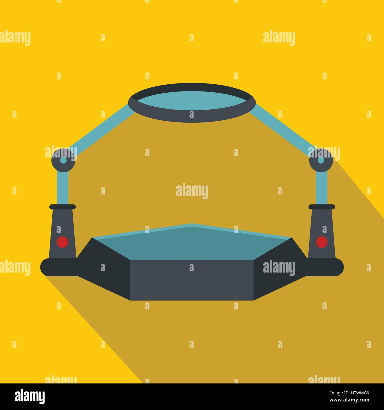 Table magnify icon, flat style Stock Vector Image & Art - Alamy