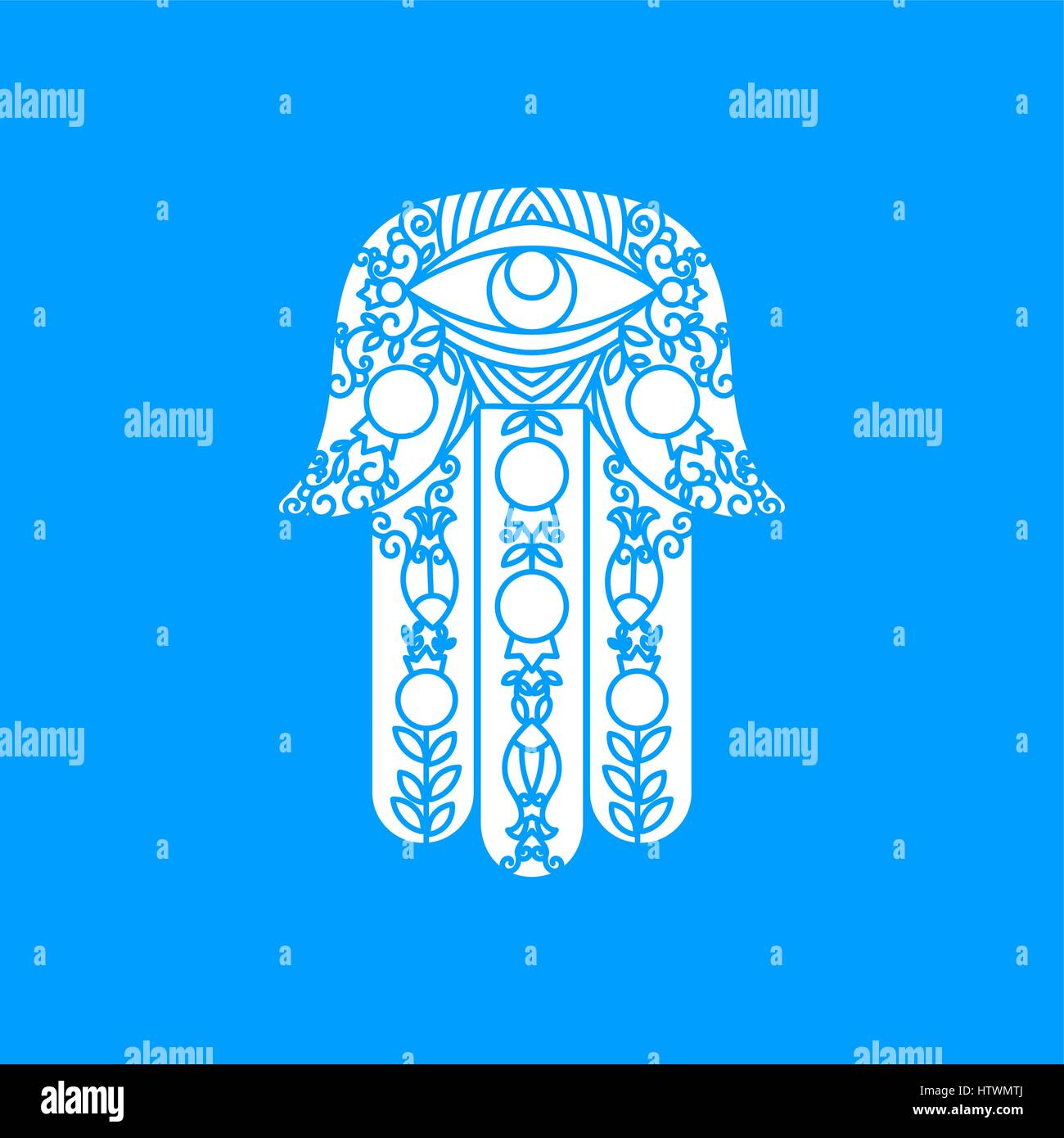 Khamsa vector hi-res stock photography and images - Alamy