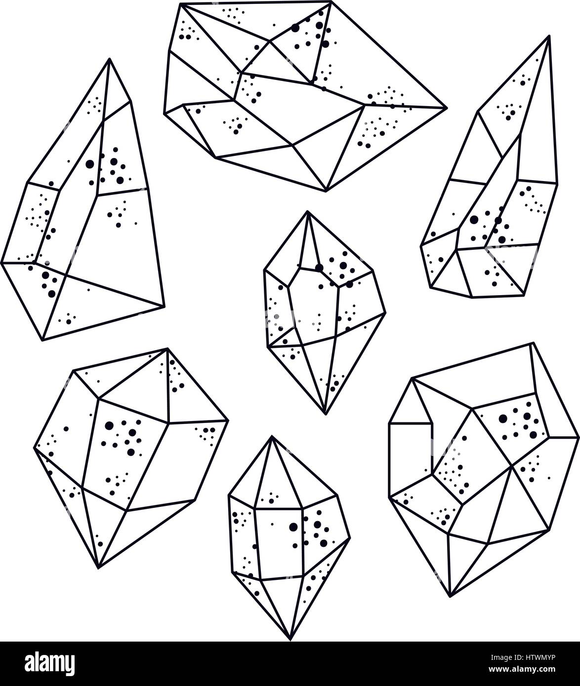 Pyramidal crystals hi-res stock photography and images - Alamy