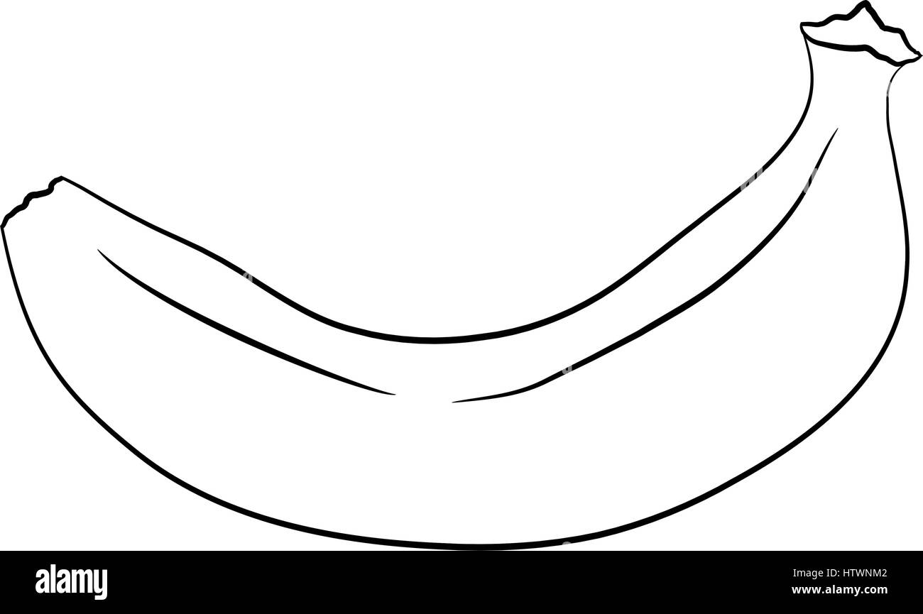 Banana cute Black and White Stock Photos & Images - Alamy