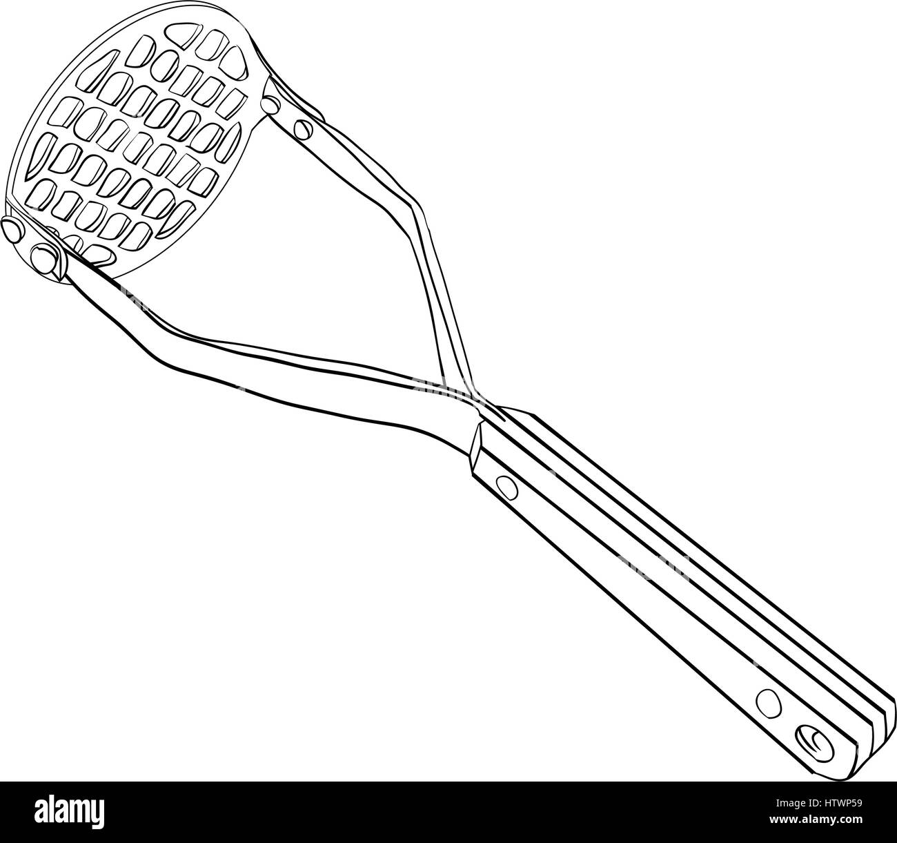 Old fashioned juicer Stock Vector Images - Alamy