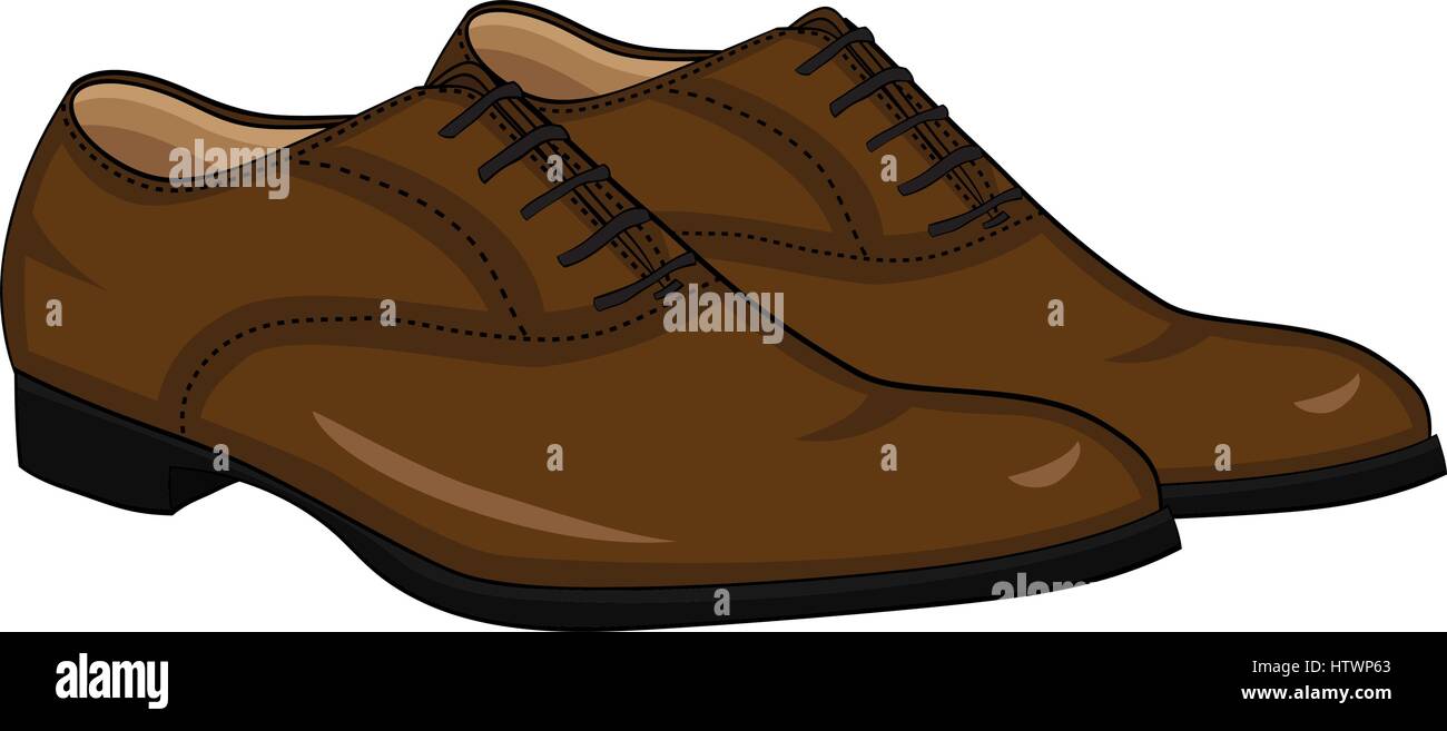 llustration of Isolated Men Shoes. Vector EPS 8 Stock Vector Image ...