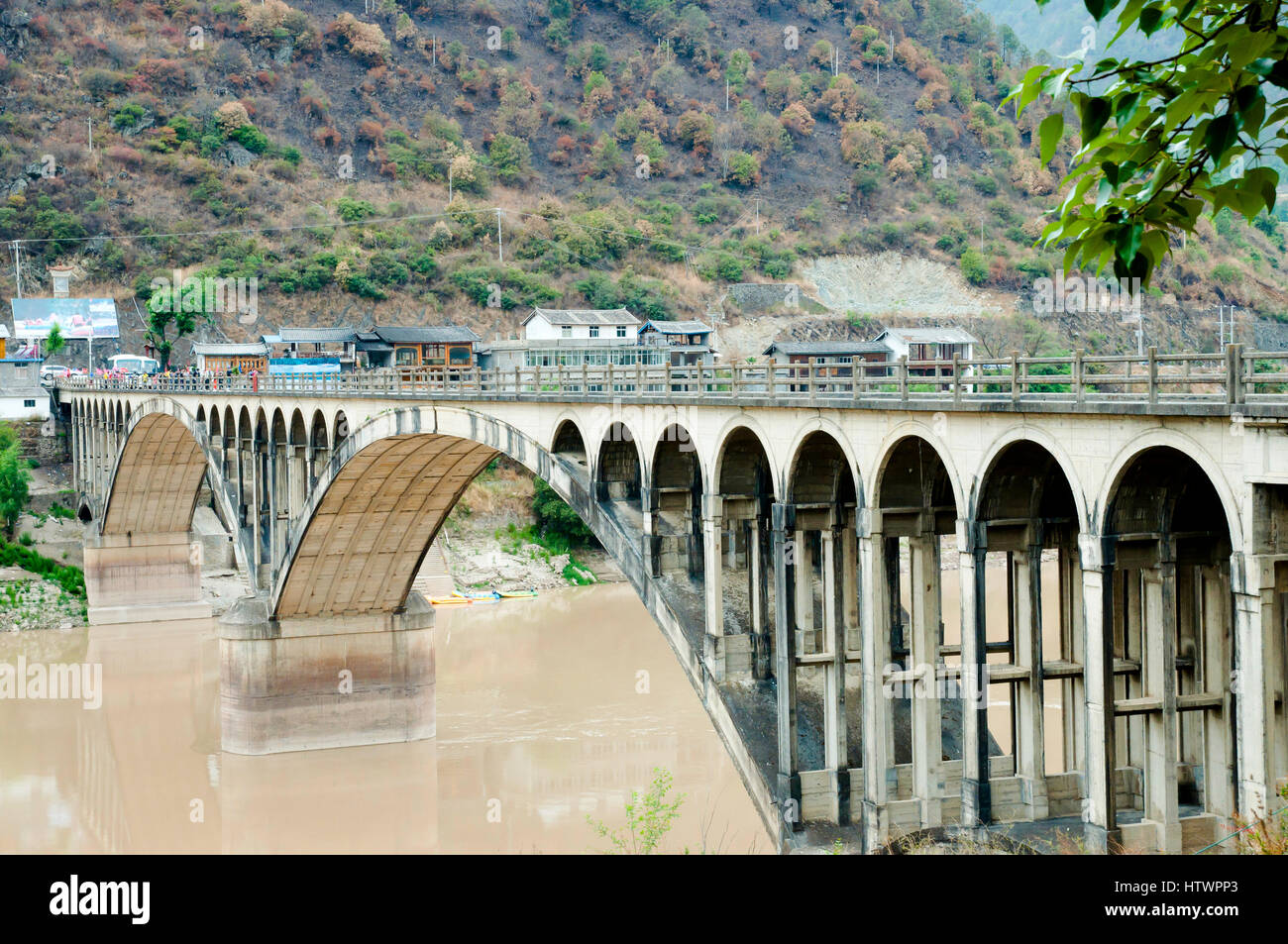 Jinsha River Bridge - Yunnan - China Stock Photo - Alamy
