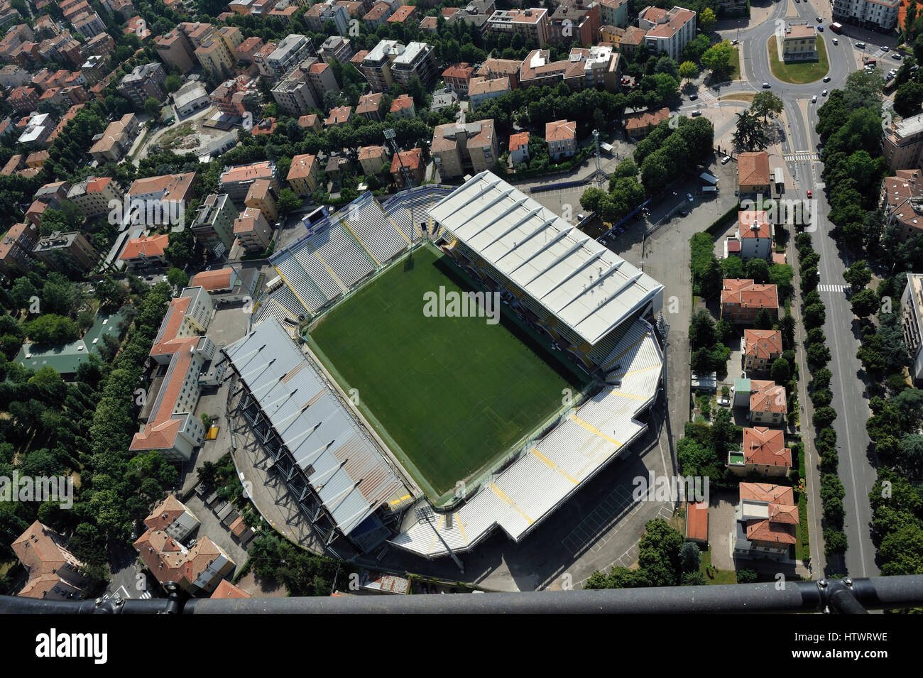 Aerial view Tardini Stadium Parma, Italy Stock Photo - Alamy