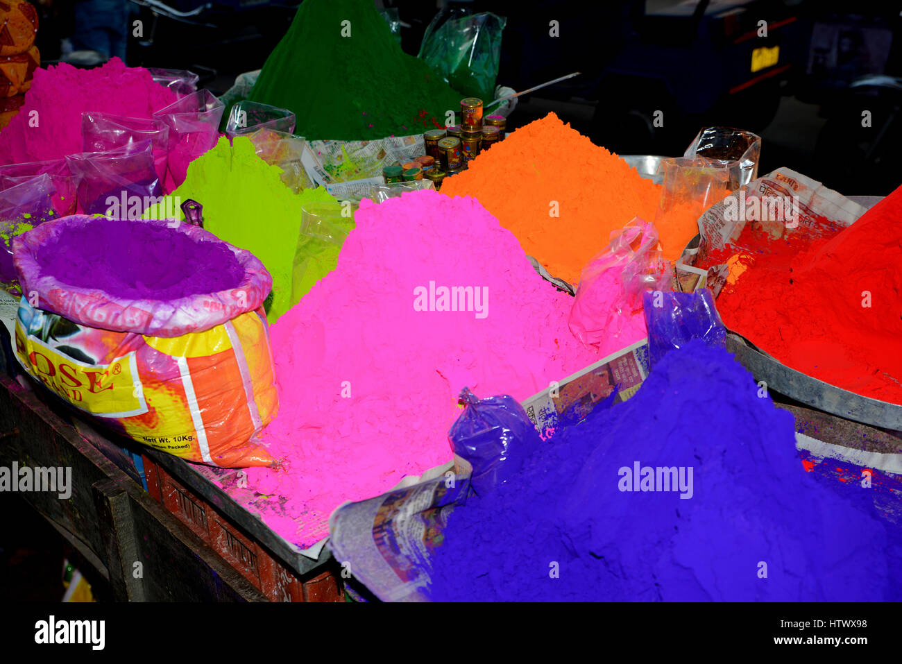 Indian bazaar colour hi-res stock photography and images - Alamy