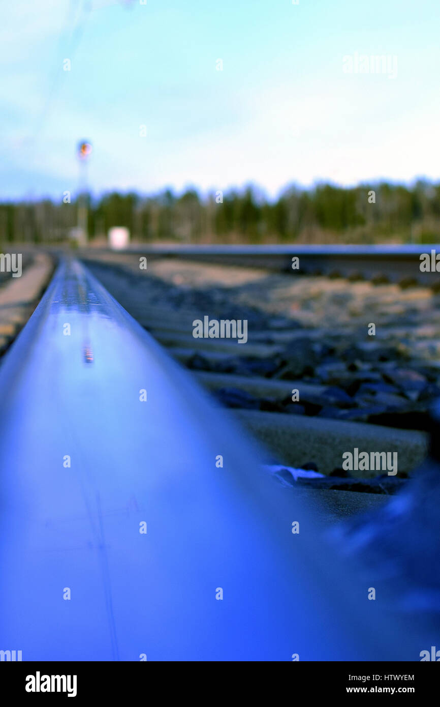 Light on railway tracks hi-res stock photography and images - Alamy