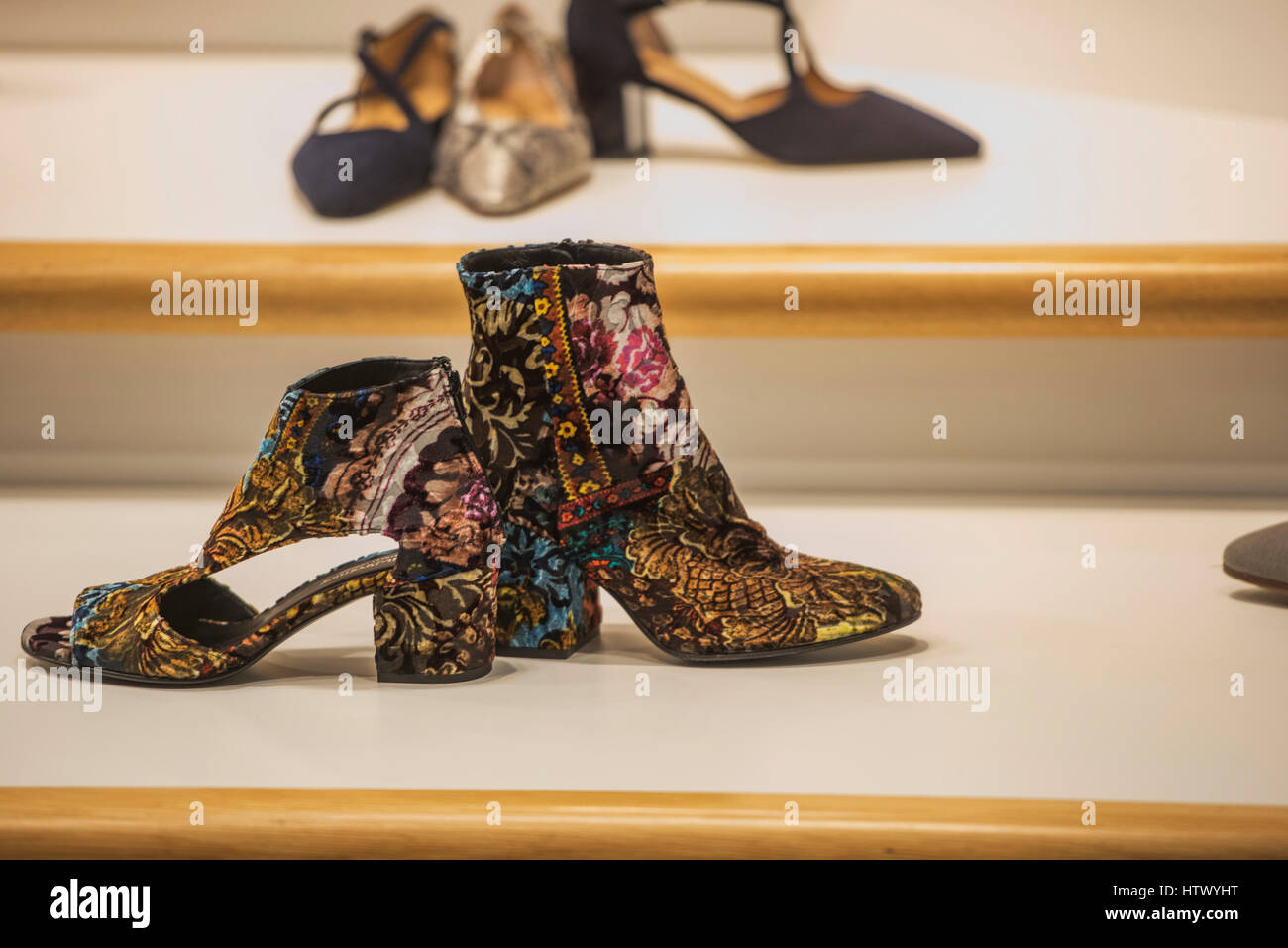 Women fancy boots Stock Photo - Alamy
