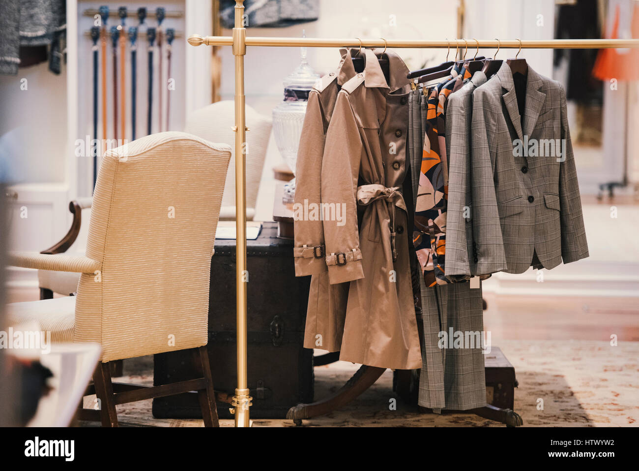 Women clothes in a shop in London Stock Photo - Alamy