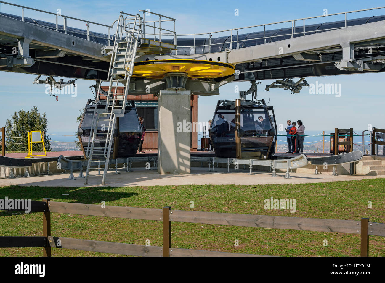 Cablecar of the Cabárceno Nature Park, cantabria, Spain, Europe Stock ...