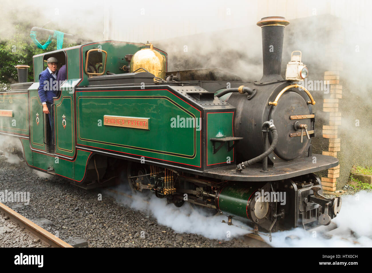 The narrow gauge Fairlies patent steam engine named Iarll Meirionnydd ...