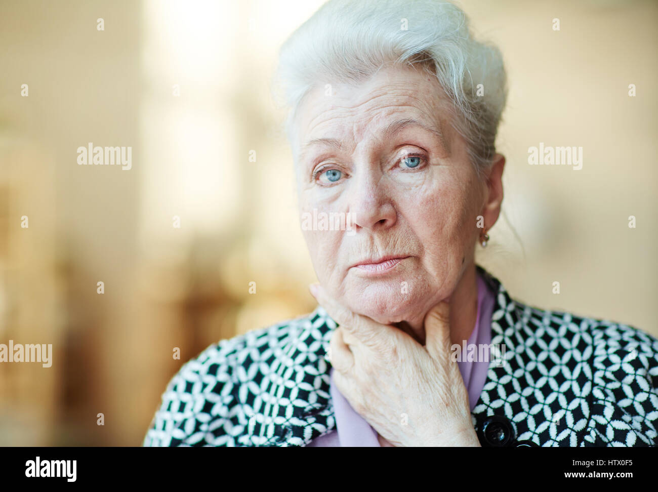 Wrinkled granny hi-res stock photography and images - Alamy