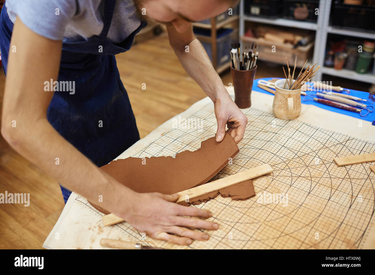 Rolled clay hi-res stock photography and images - Alamy