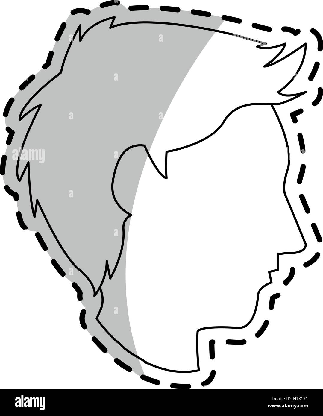 faceless man profile icon image vector Stock Vector Image & Art - Alamy