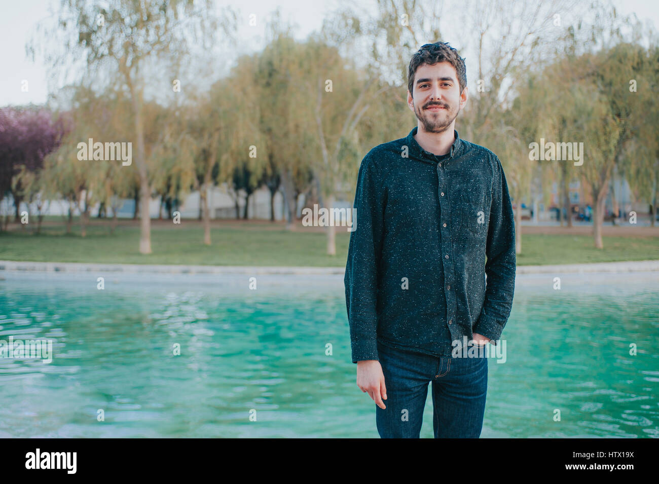 Handsome mexican young man hi-res stock photography and images - Alamy