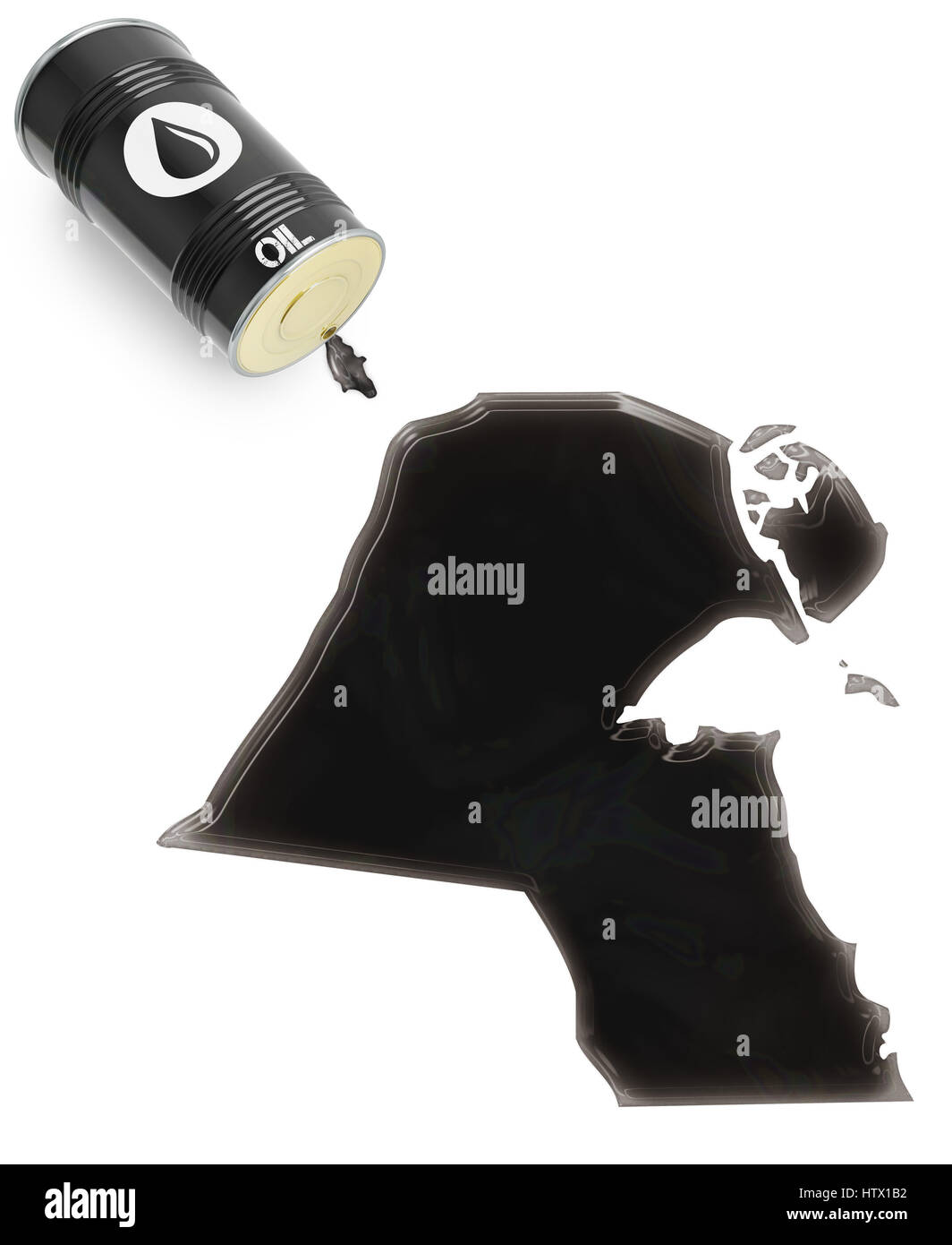 Kuwait oil spill hi-res stock photography and images - Alamy