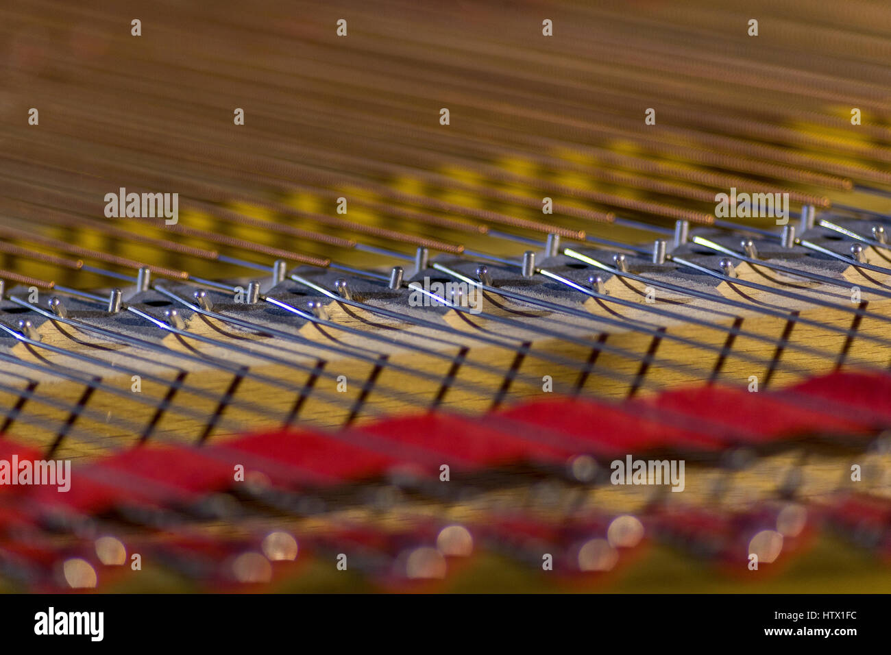 macro piano string inside the piano Stock Photo - Alamy