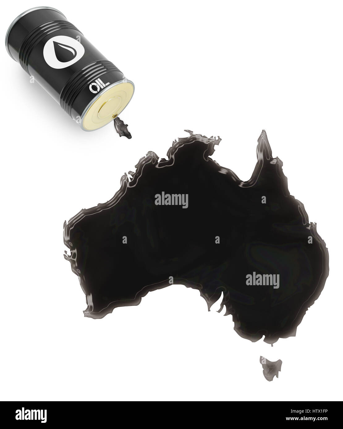 Australia oil barrel Cut Out Stock Images & Pictures - Alamy