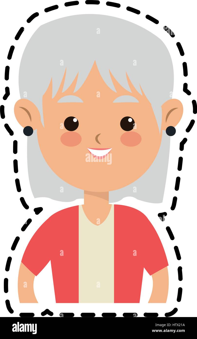 woman cute cartoon icon image Stock Vector Image & Art - Alamy