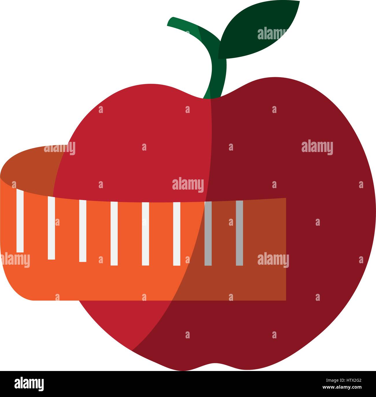 apple fruit icon Stock Vector Image & Art - Alamy