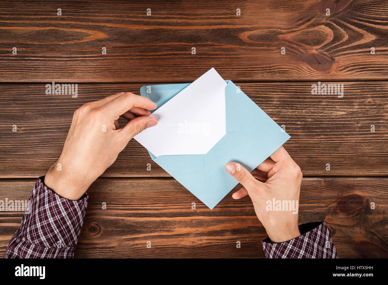 Sending a letter Stock Photo - Alamy