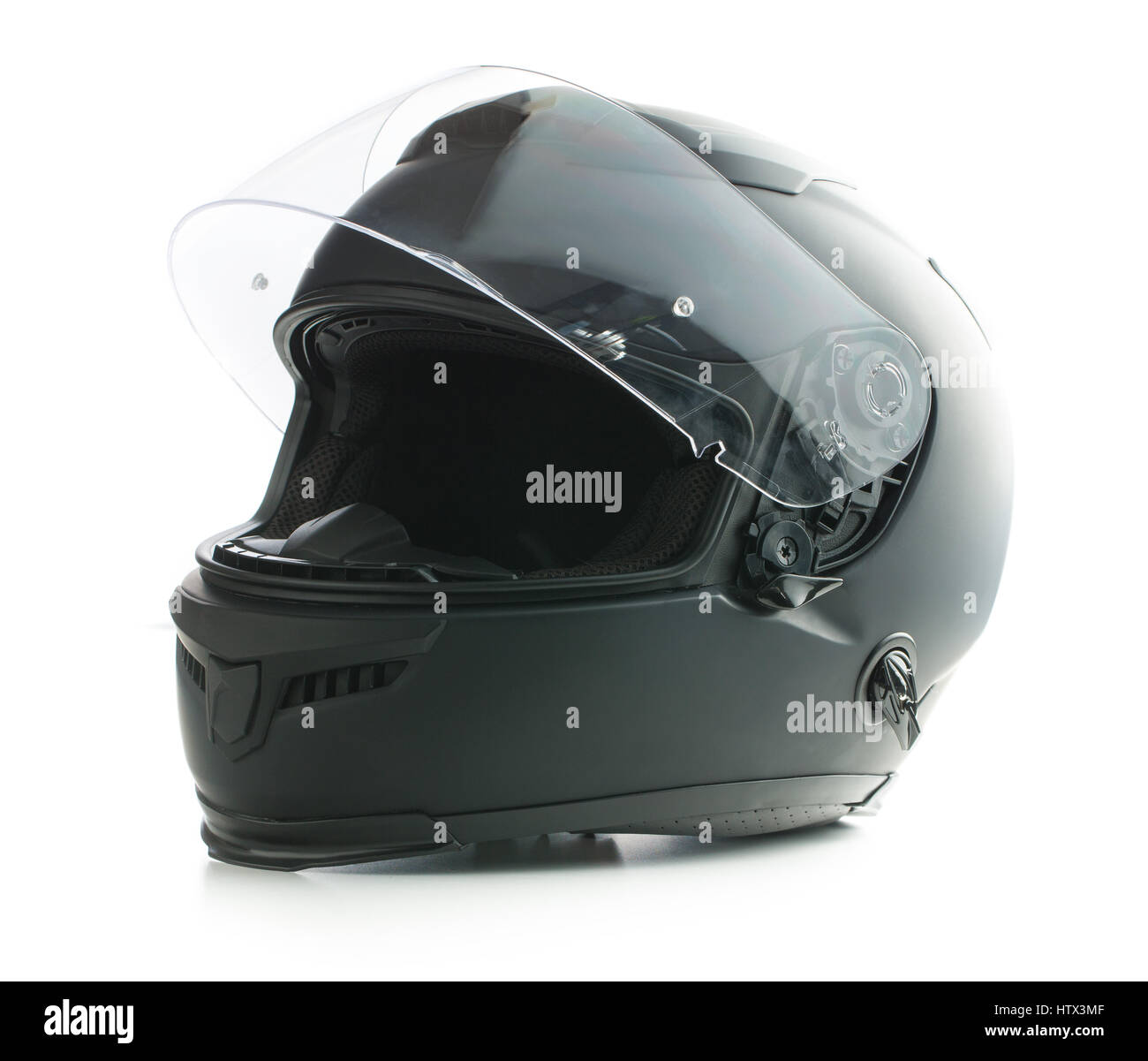 Black and white motorcycle helmet hi-res stock photography and images ...