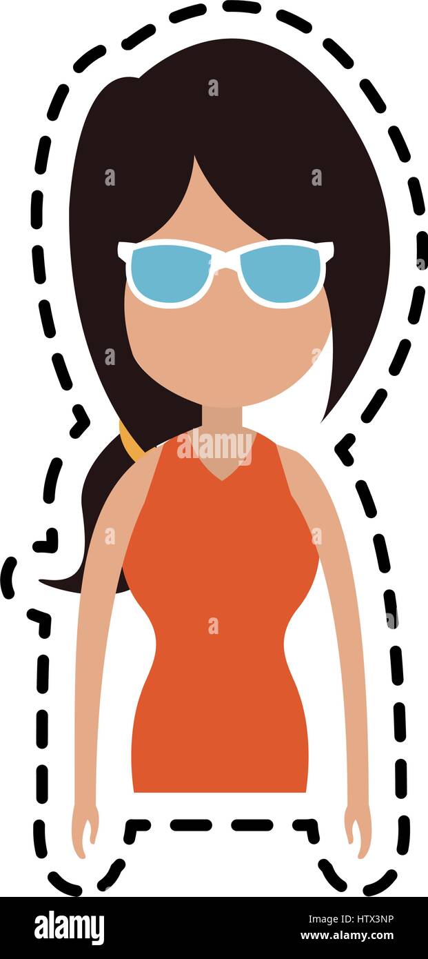 woman cartoon icon image Stock Vector Image & Art - Alamy