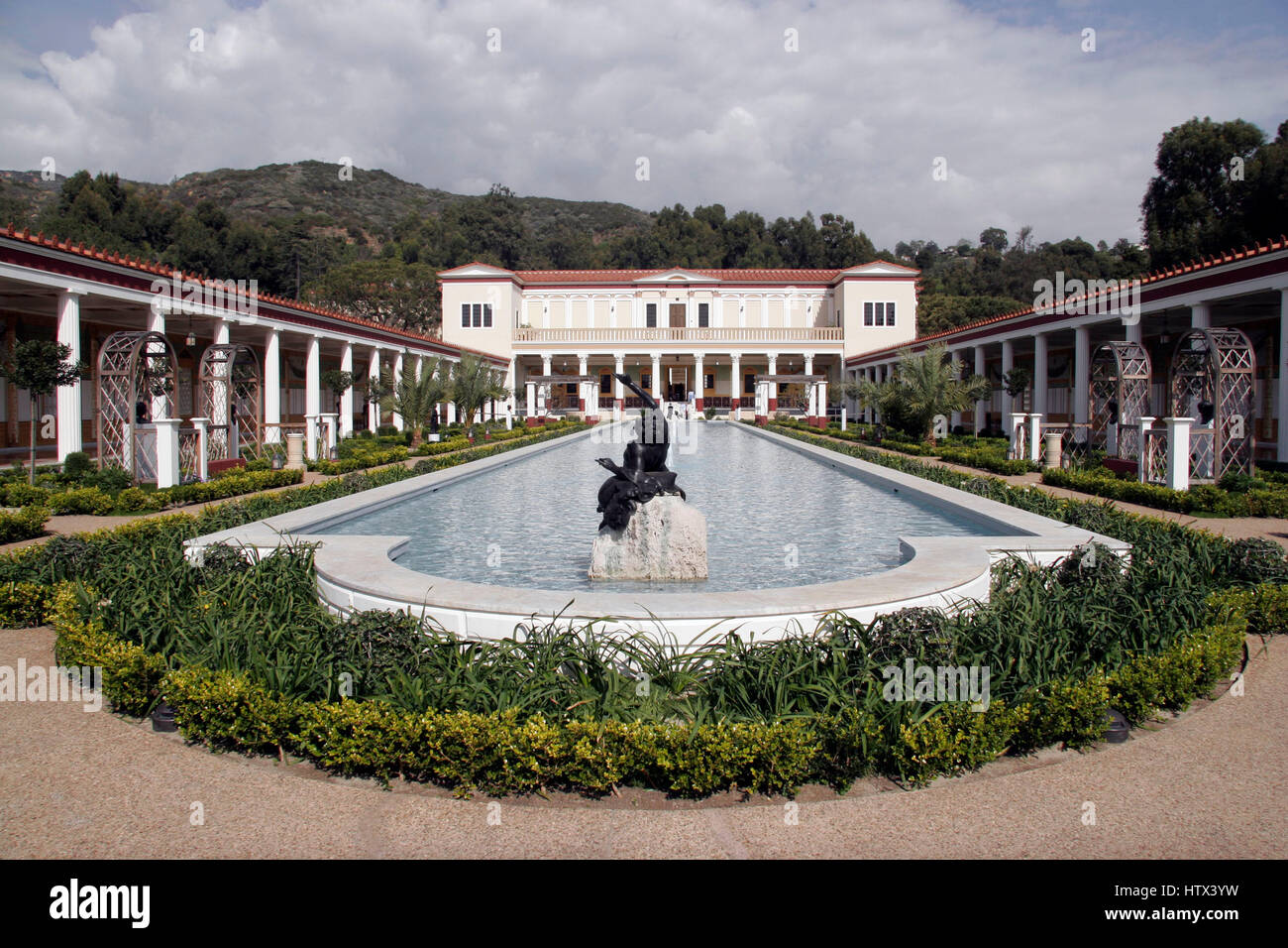 The Getty Villa museum in Malibu, CA on February 16, 2006. Photo credit ...
