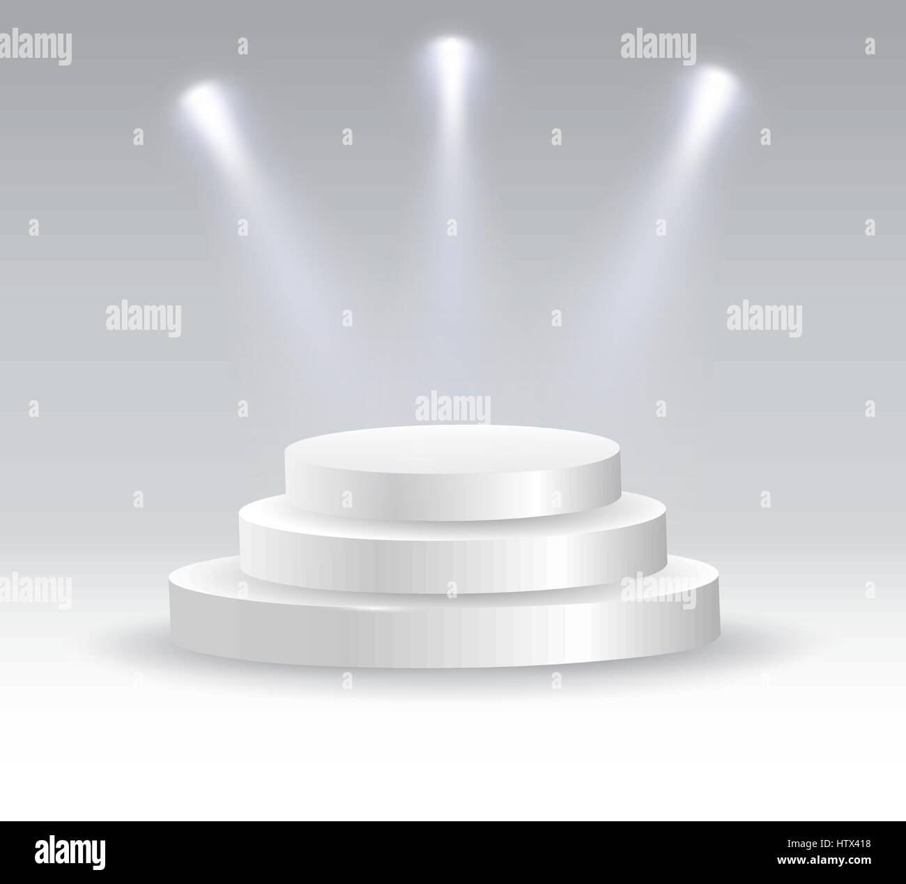 3d background white podium Stock Vector Images - Alamy