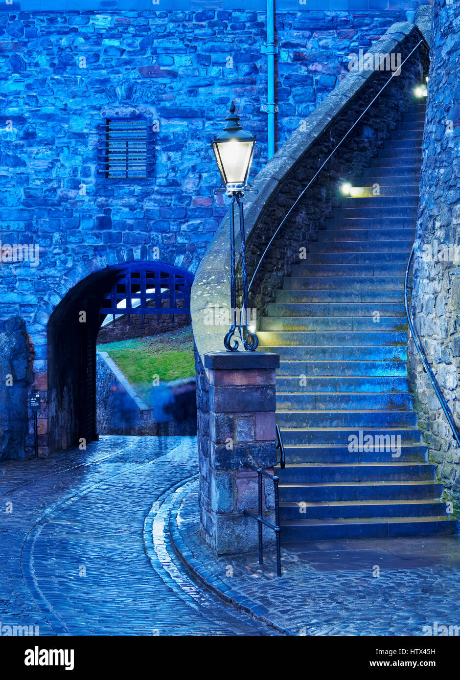 Edinburgh castle of light hi-res stock photography and images - Alamy