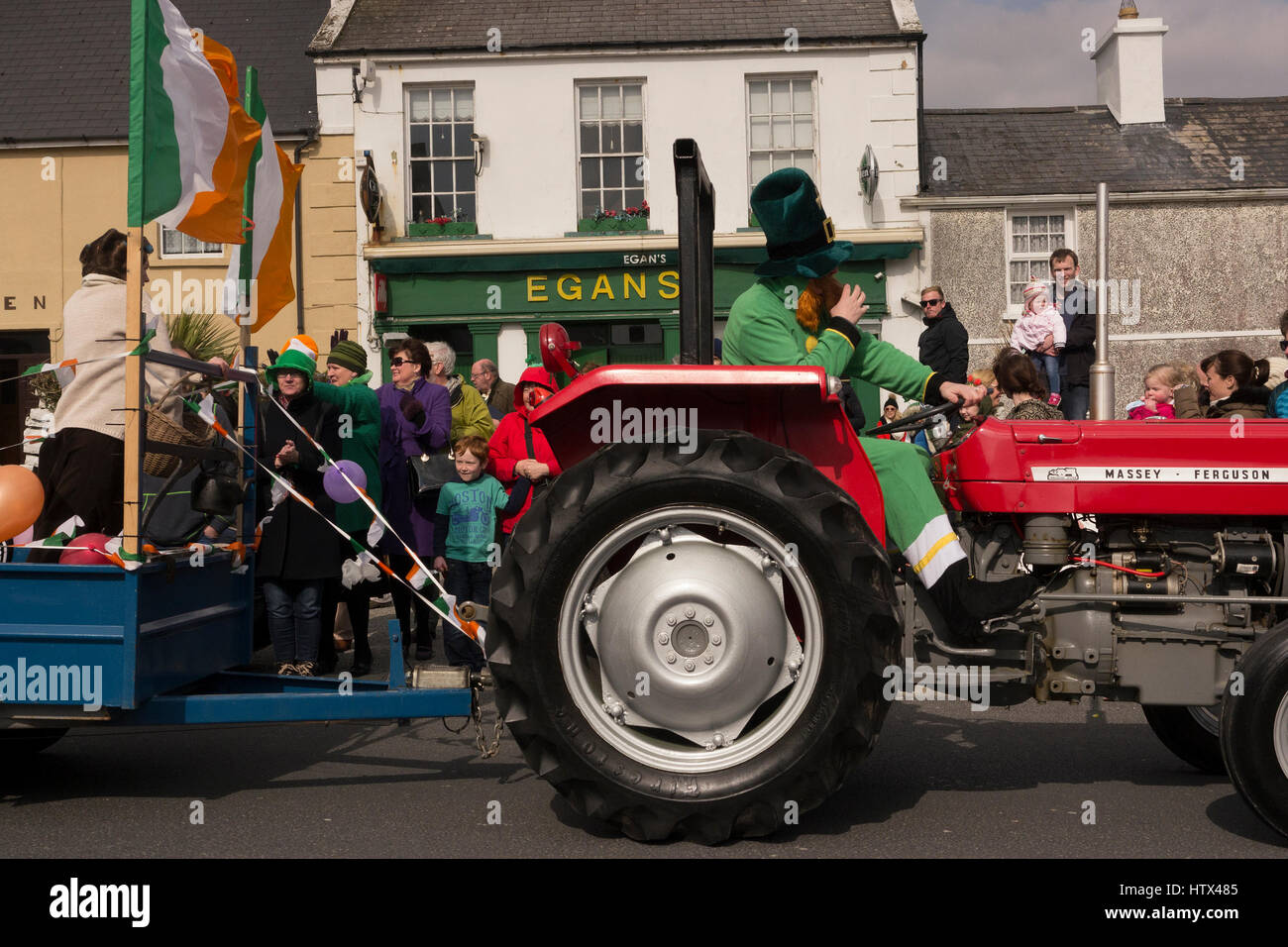 traditional St Patrick's day parade in Ireland Stock Photo - Alamy