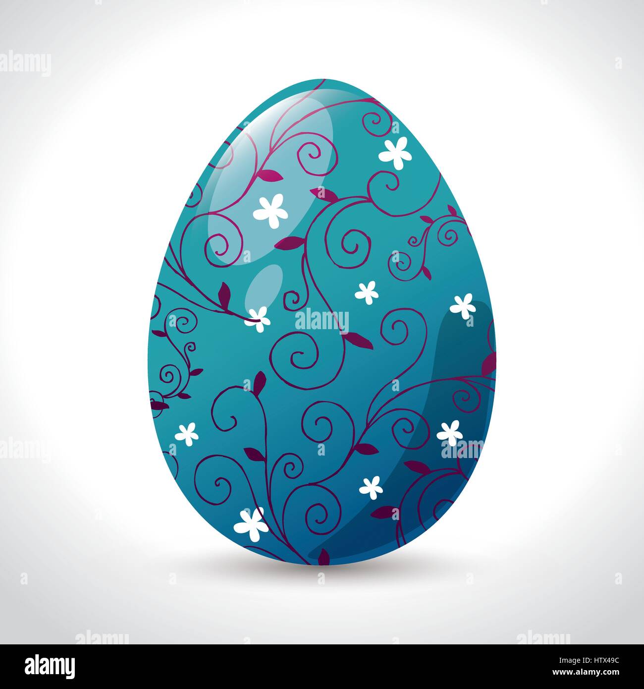 eggs painted easter celebration Stock Vector Image & Art - Alamy