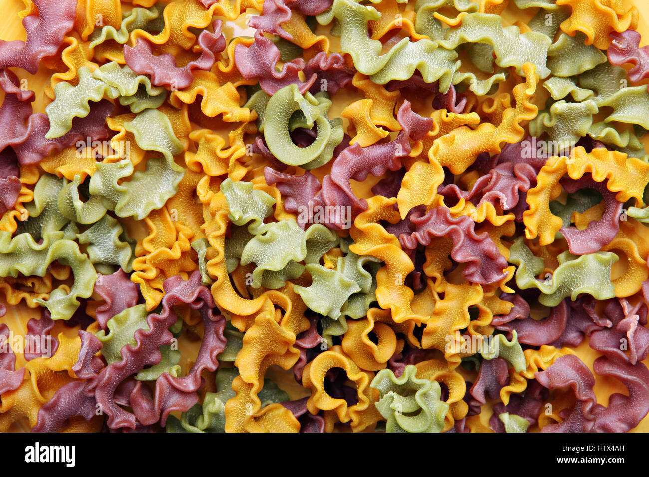Background image of traditional italian colorful homemade pasta Stock ...