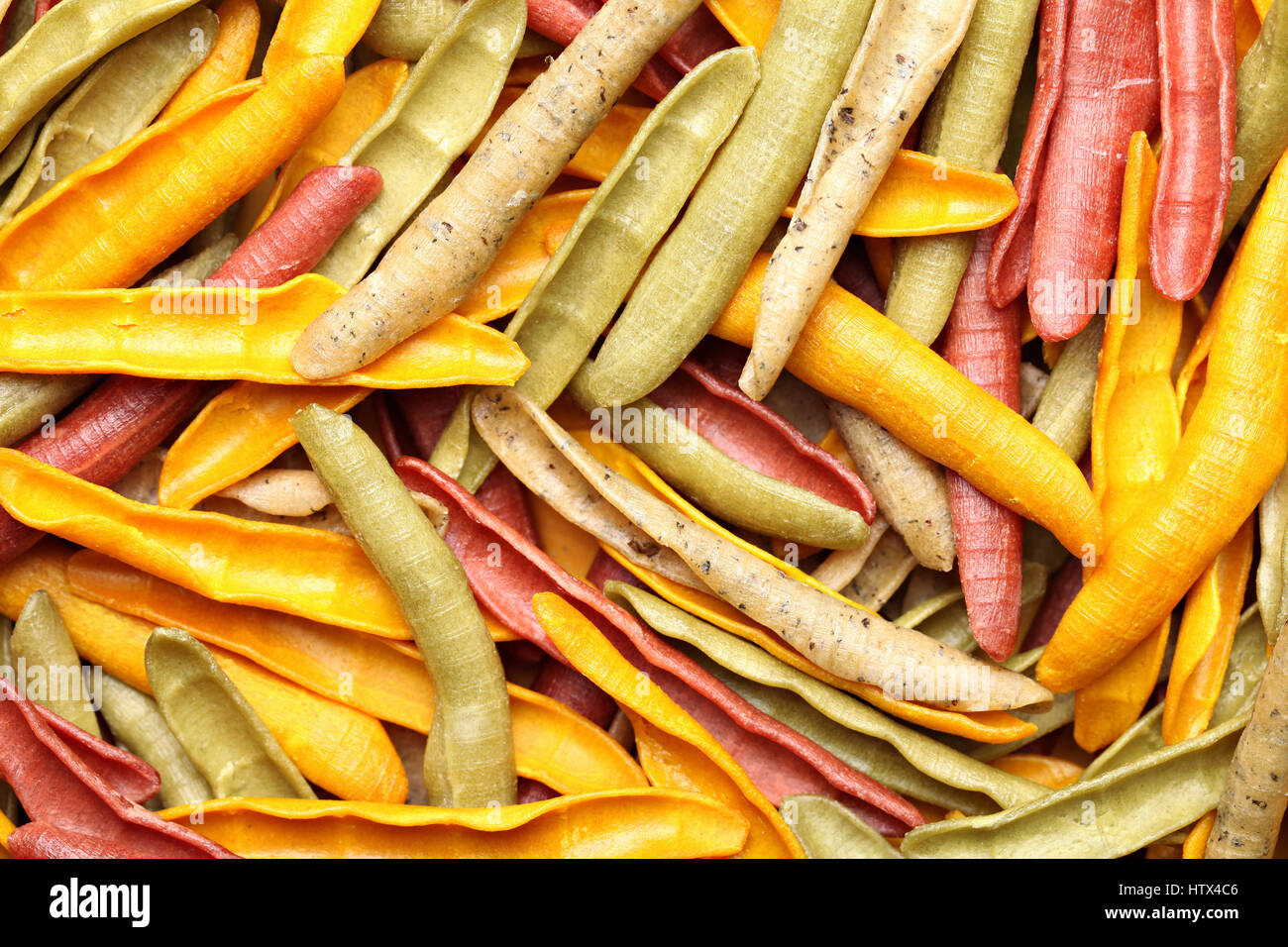 Background image of traditional italian colorful homemade pasta Stock ...