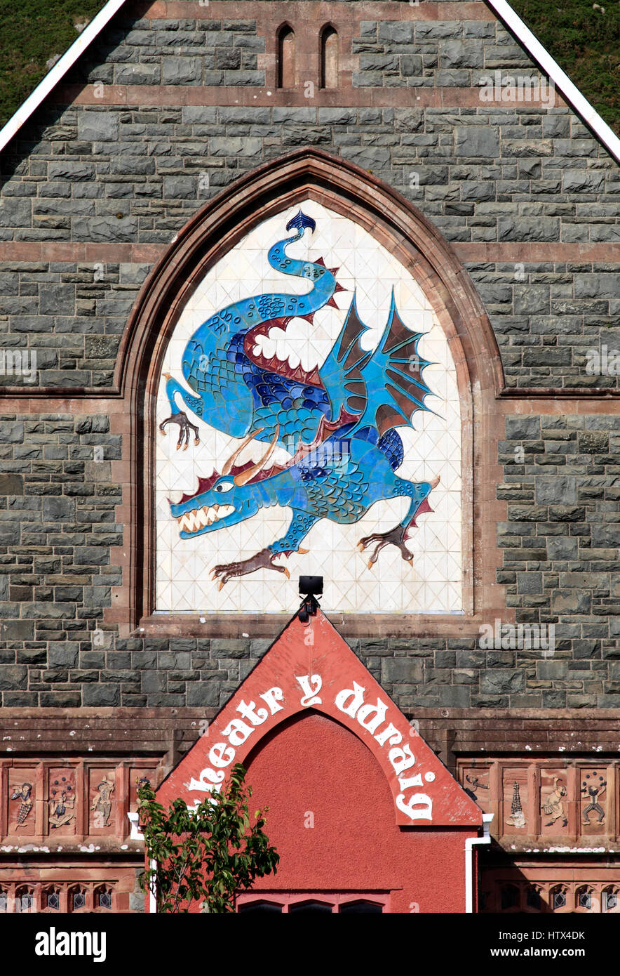 The Dragon Theatre, Barmouth, Wales, Europe Stock Photo - Alamy