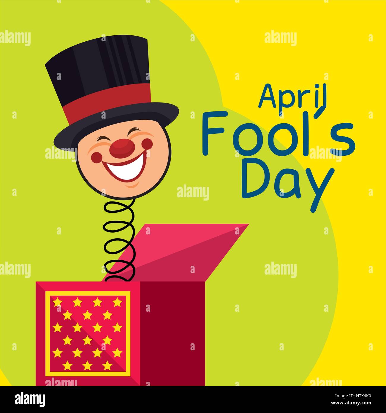 april fools day celebration card Stock Vector Image & Art - Alamy