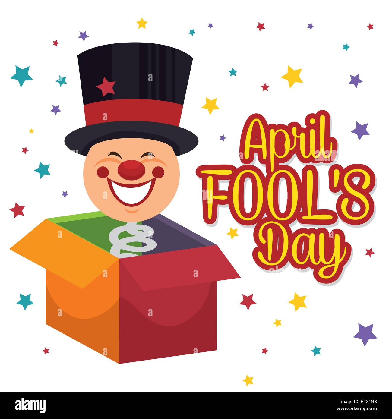 april fools day celebration card Stock Vector Image & Art - Alamy