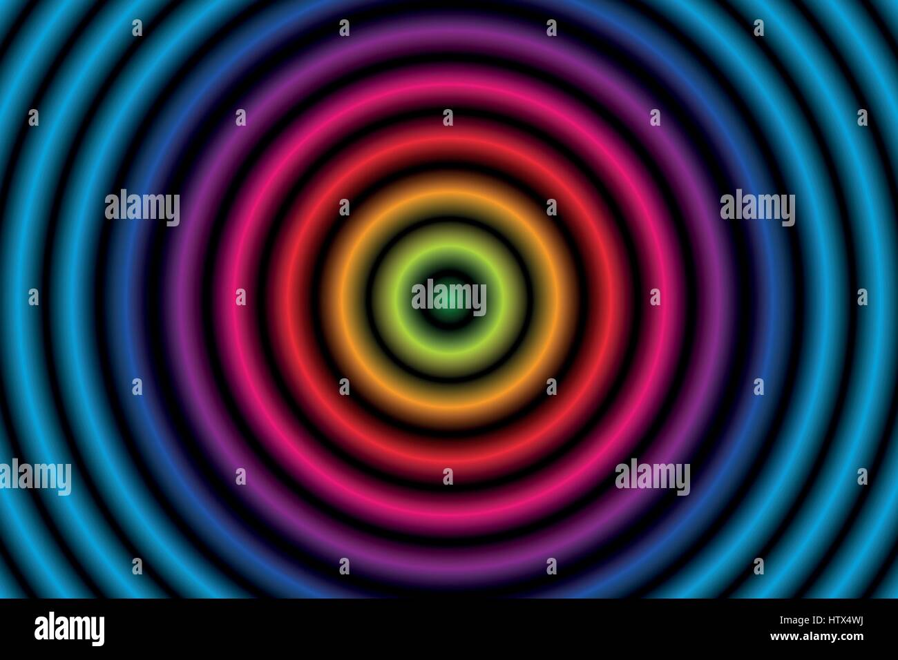 Vector Concentric Circle, circular abstract background Stock Vector ...