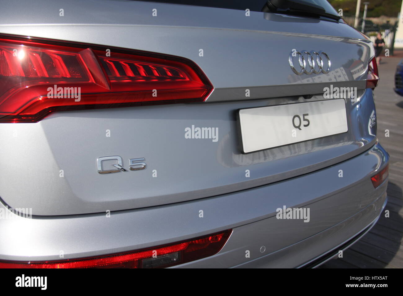 REAR OF NEW AUDI Q5 2017 MODEL LAUNCH EVENT Stock Photo - Alamy