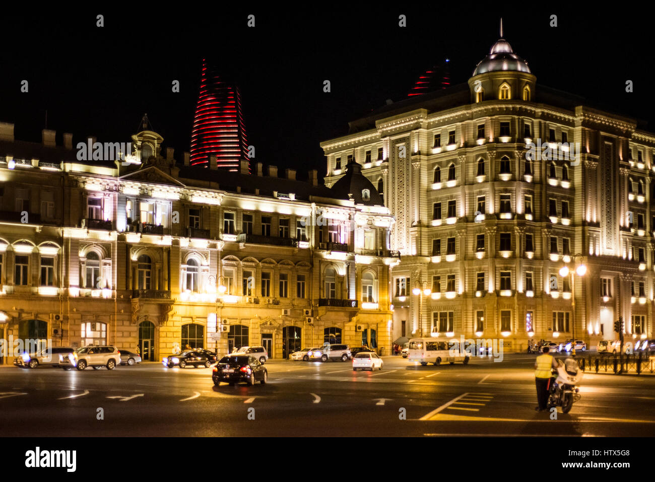 The city center of Baku, Azerbaijan Stock Photo - Alamy