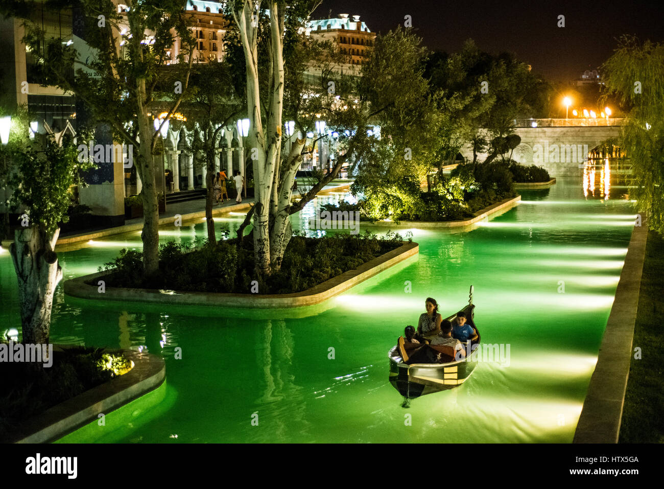 Family spends time at the little Venice. It's how the place is called ...