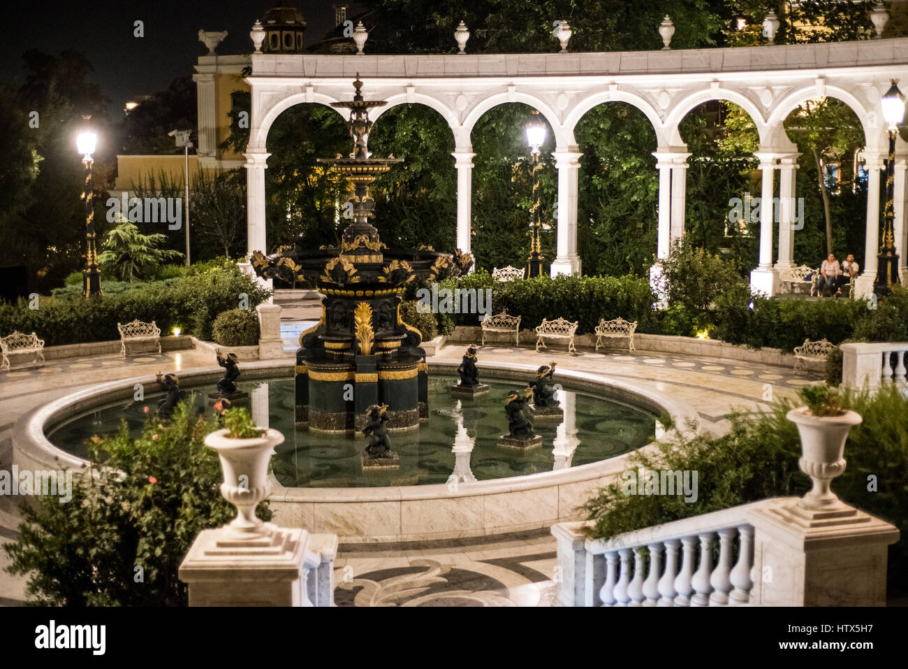 Philharmonic garden in Baku, Azerbaijan Stock Photo - Alamy