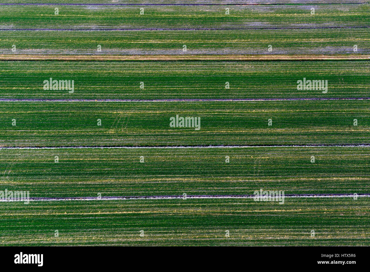 Aerial view of the countryside between Reggio Emilia and Parma ...