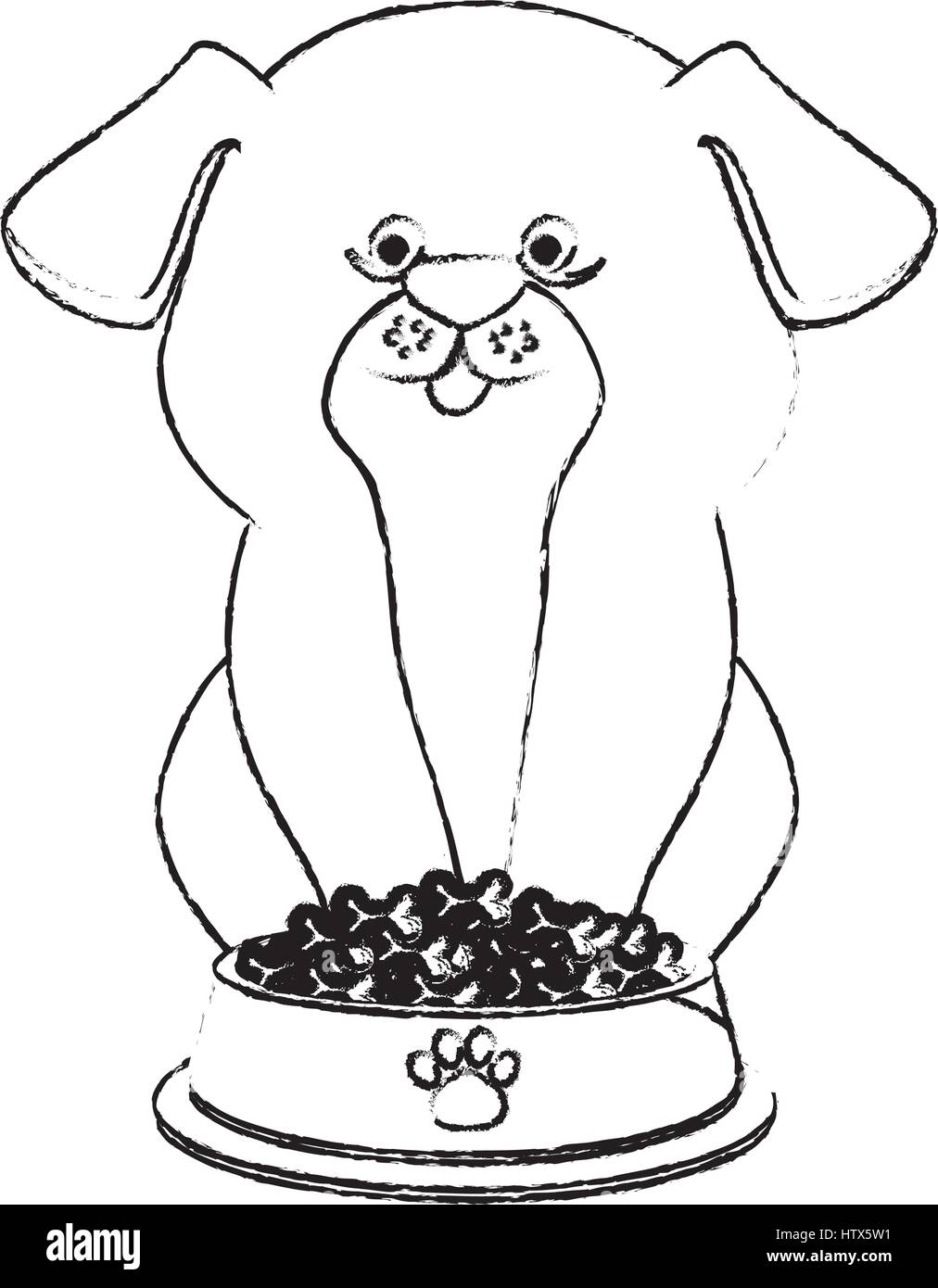 Cute fluffy domestic chinchilla Stock Vector Images - Alamy