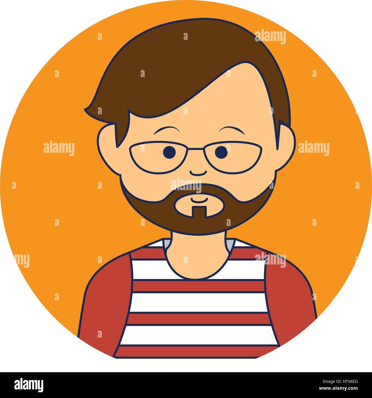 Asian man ethnicity avatar character hi-res stock photography and ...