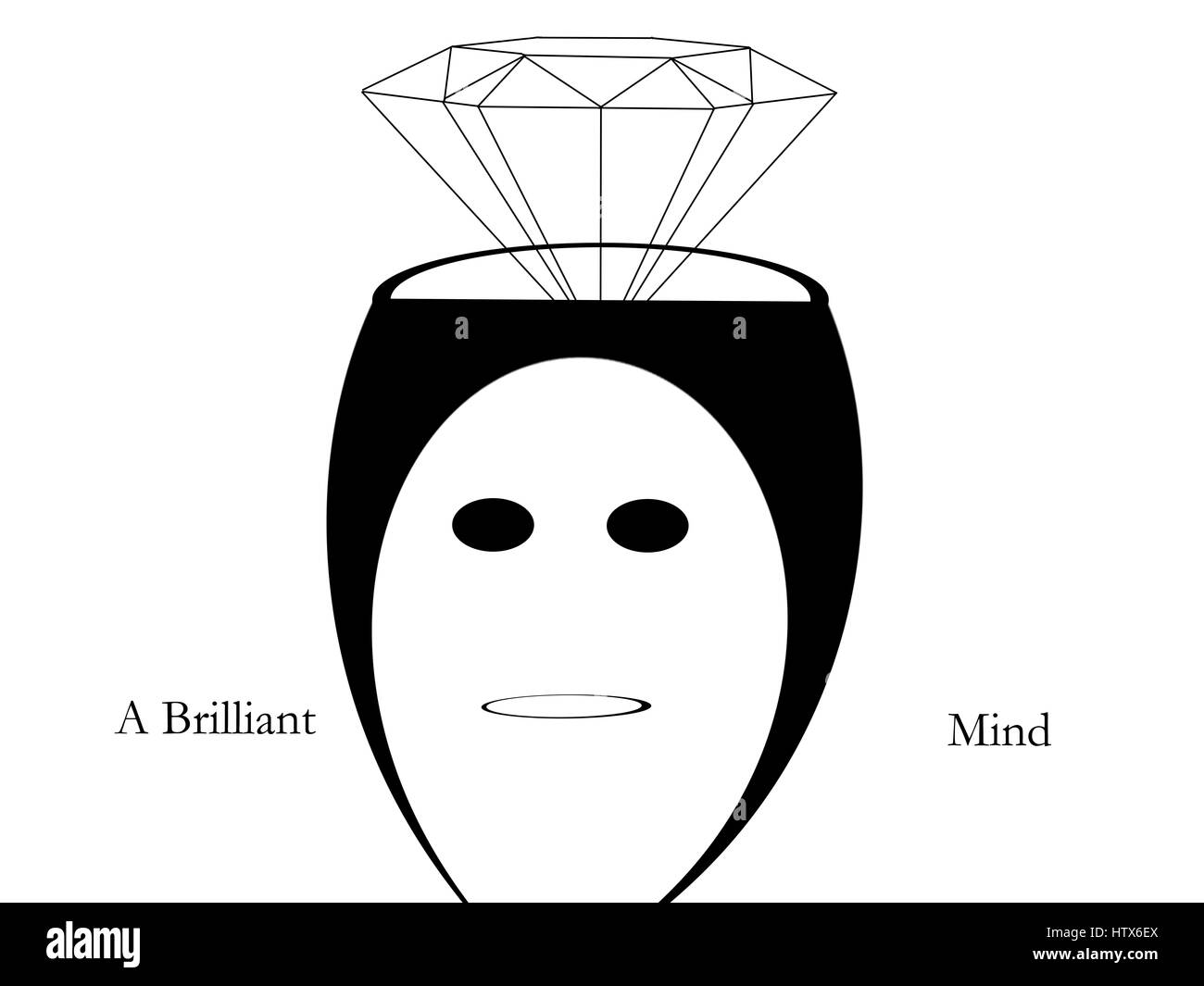 Diamond head Black and White Stock Photos & Images - Alamy