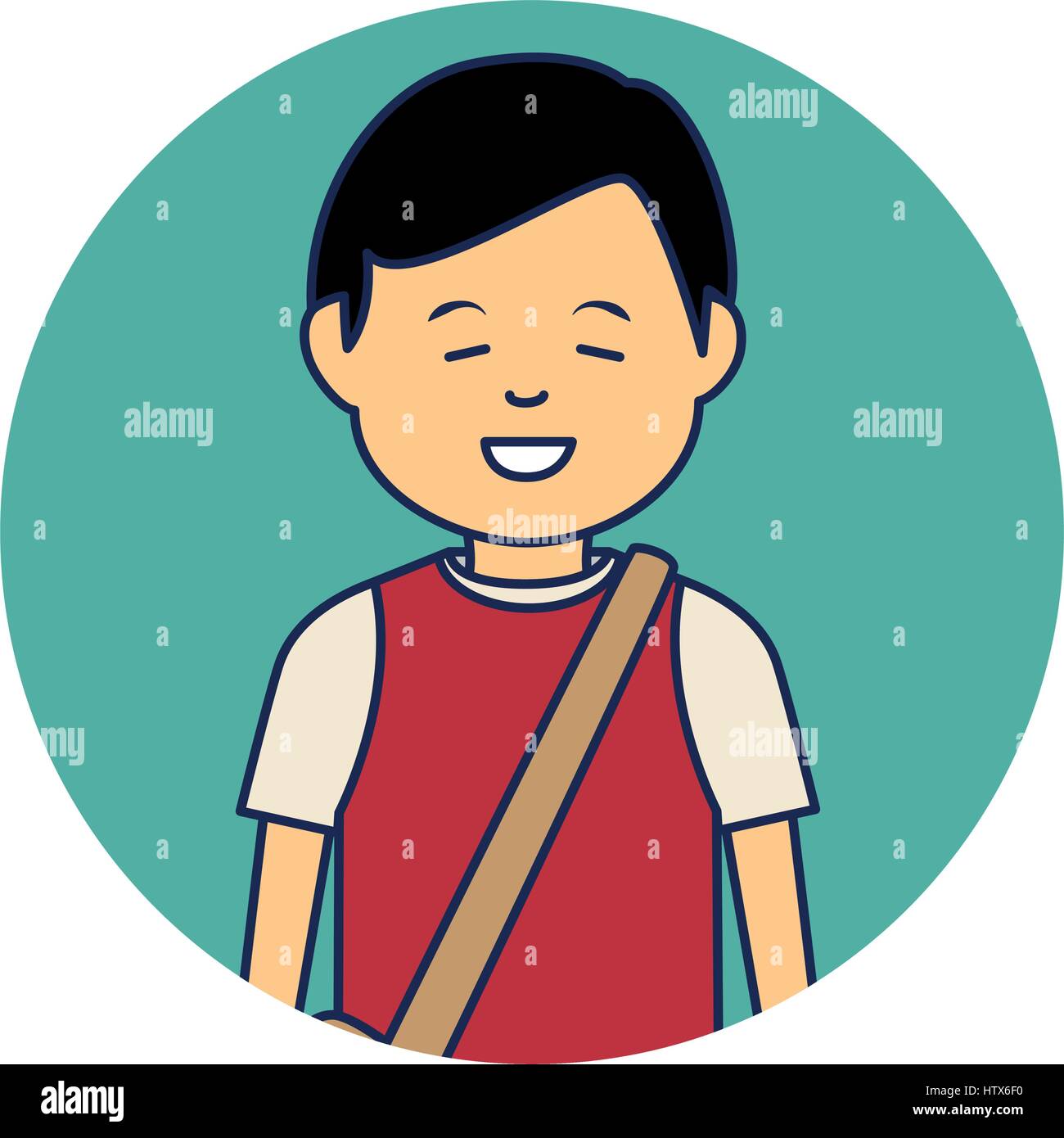 Asian man ethnicity avatar character hi-res stock photography and ...