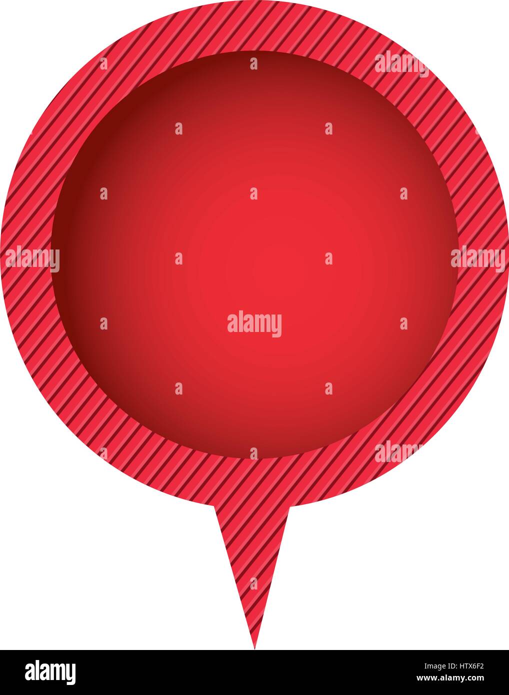 red circle chat bubble icon Stock Vector Image & Art - Alamy