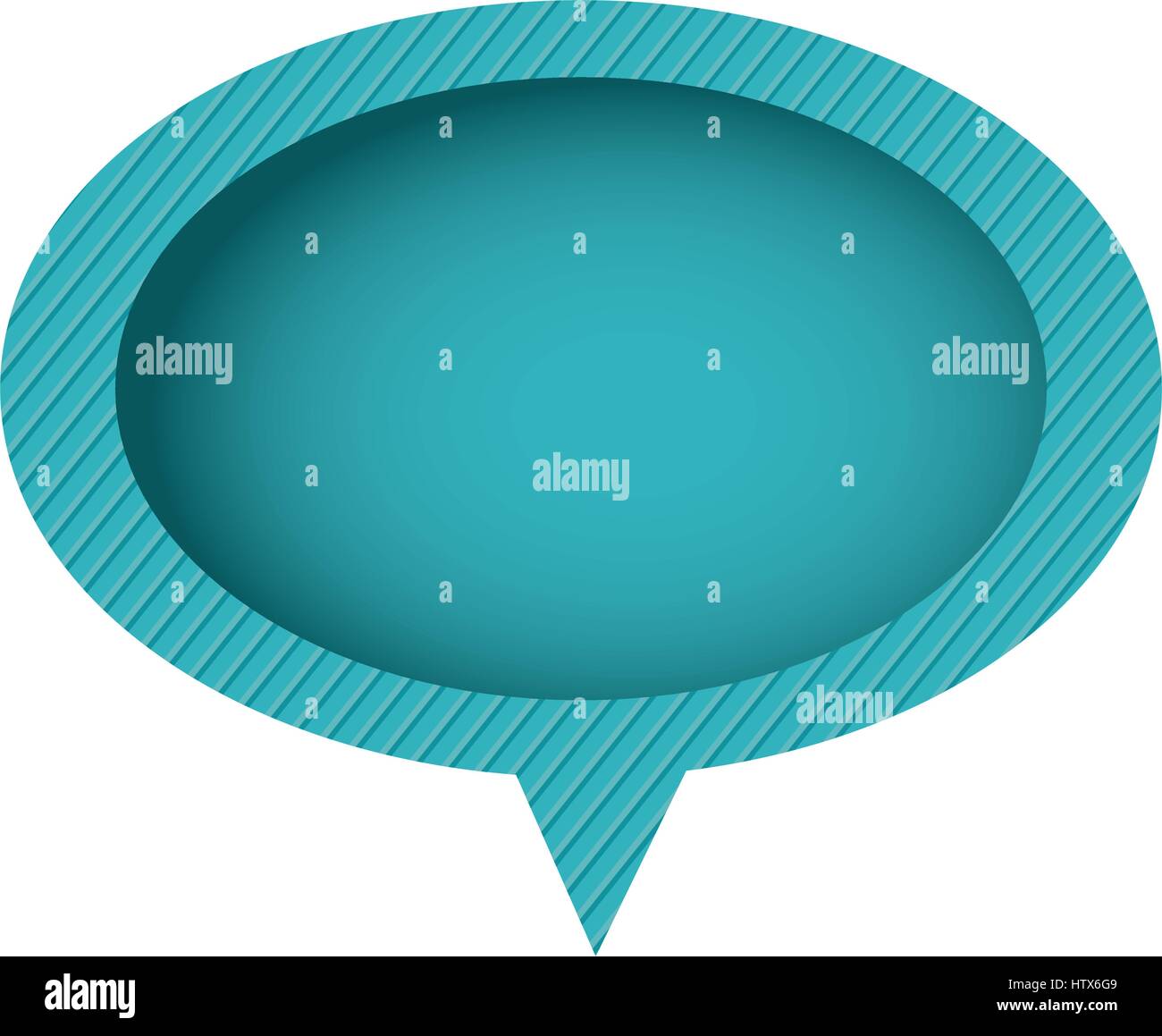 blue chat oval bubble icon Stock Vector Image & Art - Alamy