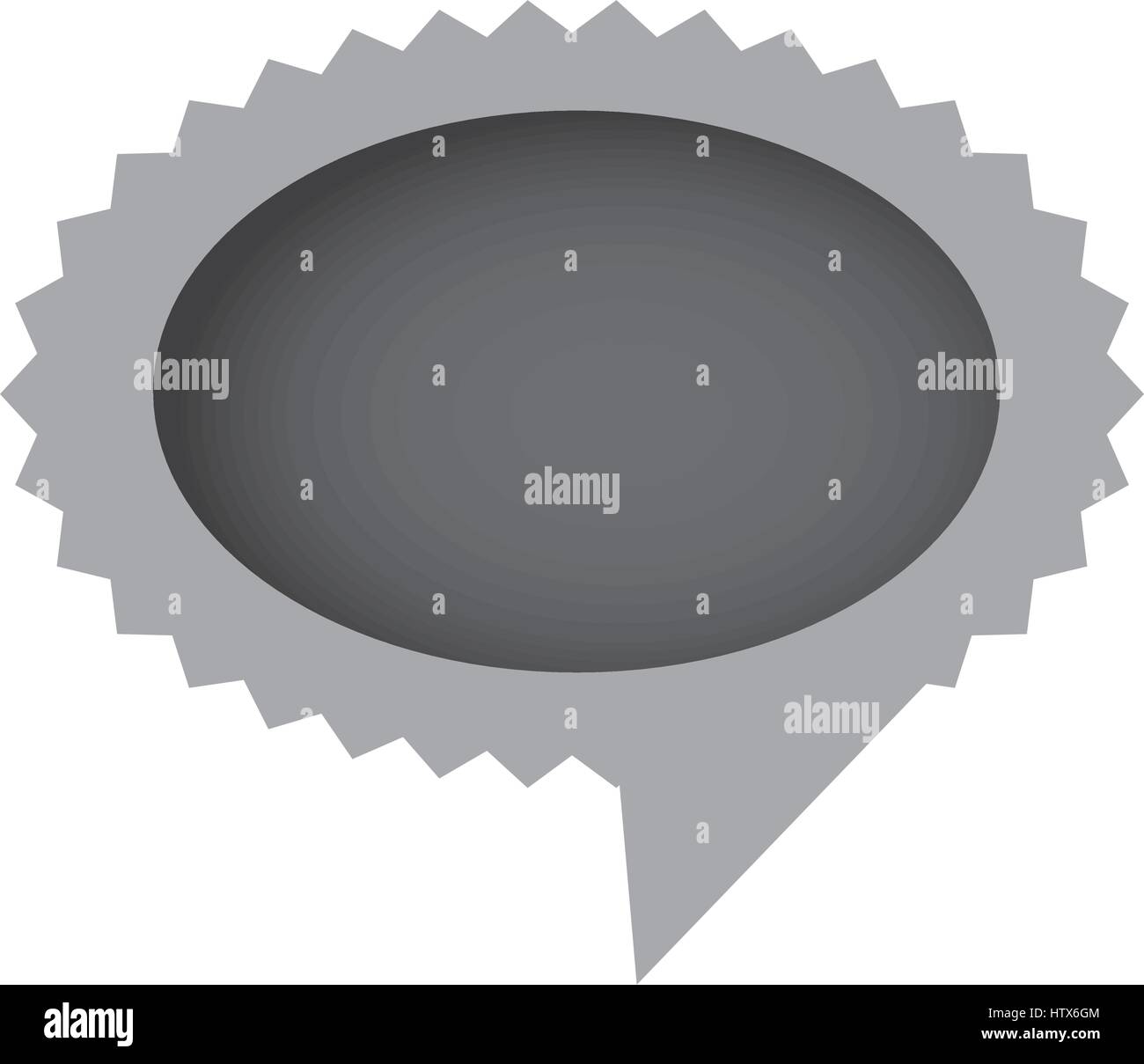 grayscale oval cloud chat bubble Stock Vector Image & Art - Alamy