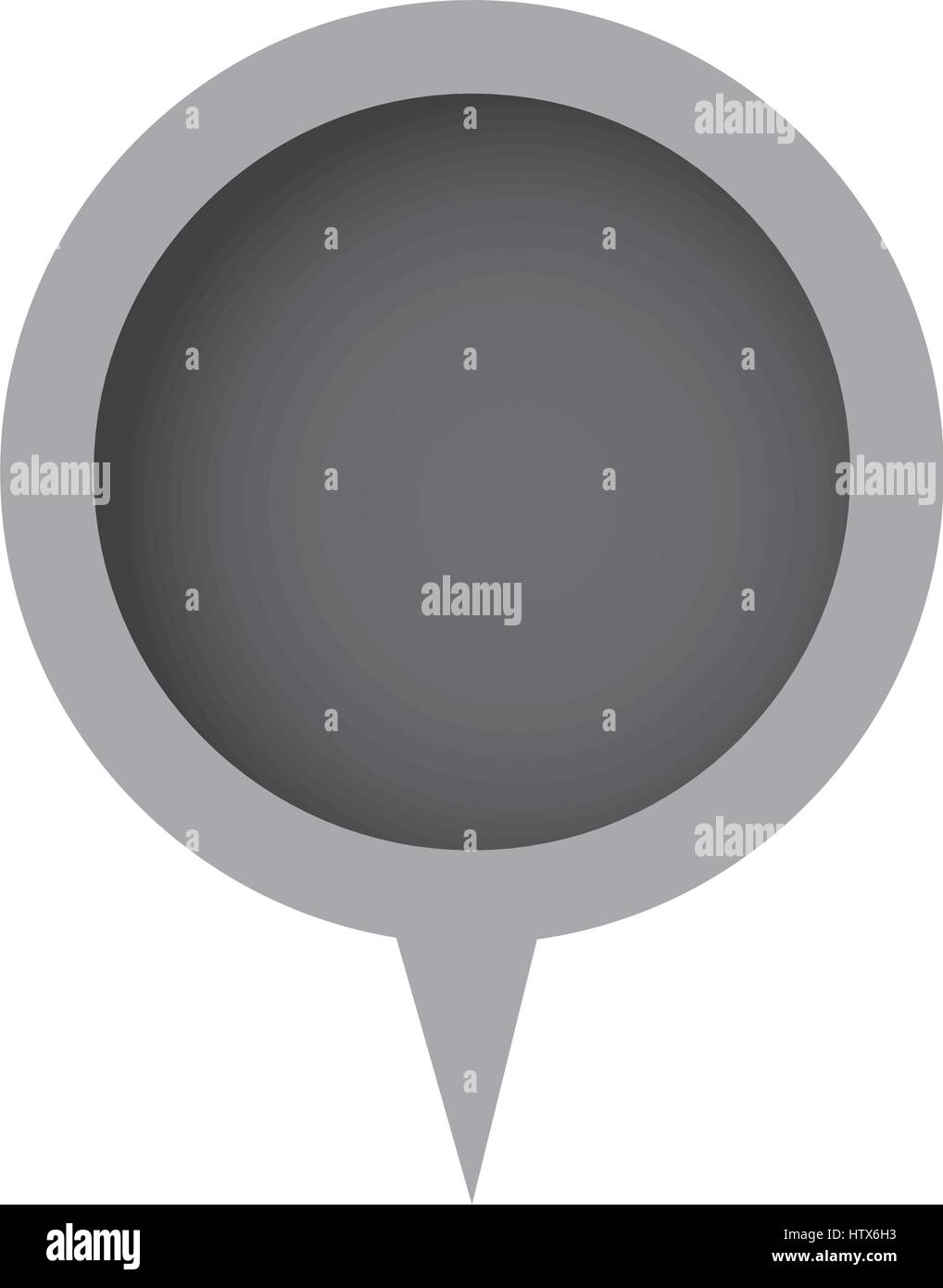 grayscale circle chat bubble icon Stock Vector Image & Art - Alamy